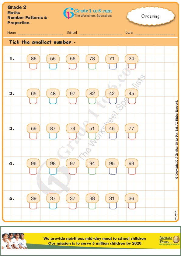 Number Patterns For Grade 3
