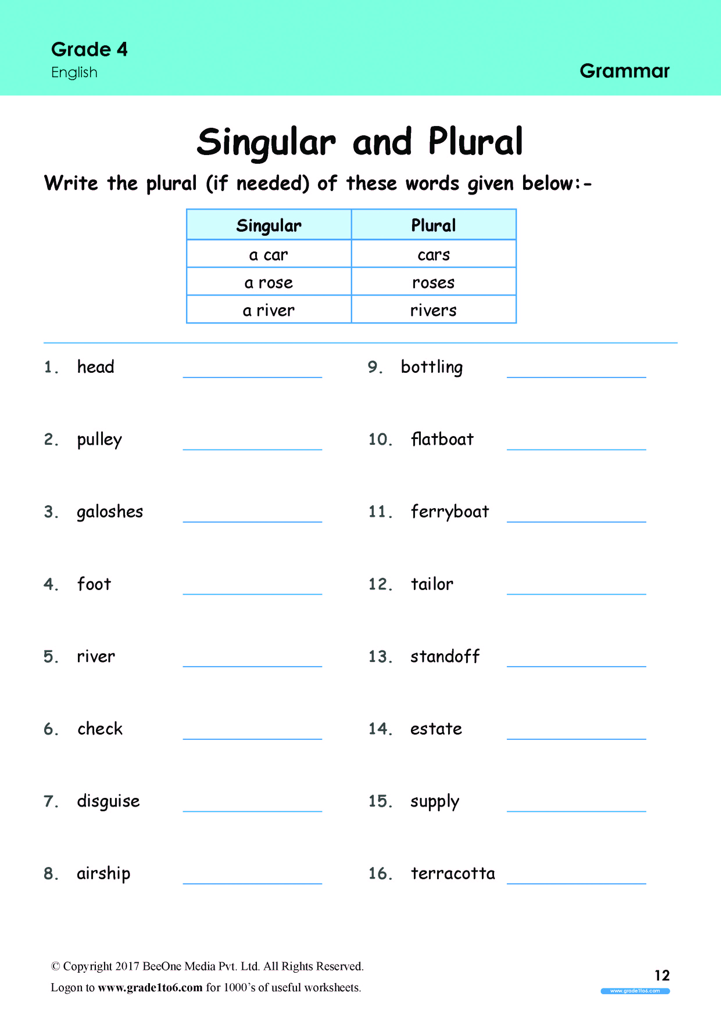 Printable Plural Nouns Worksheets For Kids Tree Valley Academy Printable Plural Nouns Worksheets For Kids Tree Valley Academy