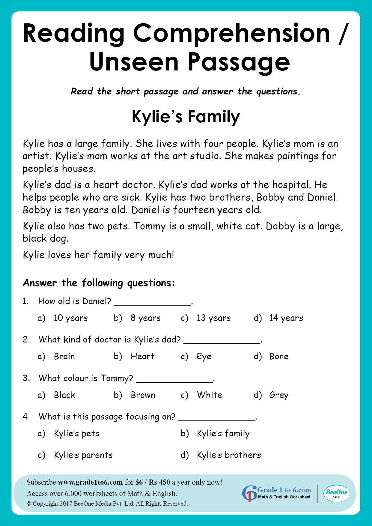 Reading Comprehension Grade 3 Www grade1to6 Reading Comprehension Grade 3 Www grade1to6