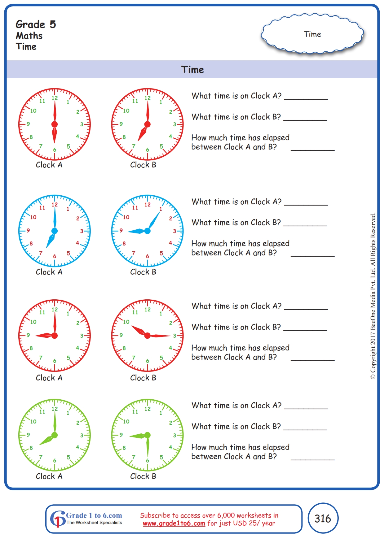 Telling Time Worksheets Grade 5 www grade1to6 Telling Time Worksheets Grade 5 www grade1to6