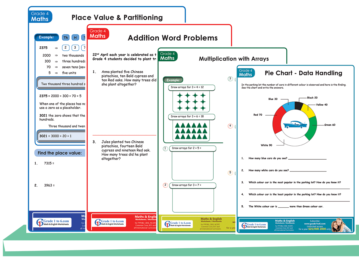 4th Grade Math Worksheets